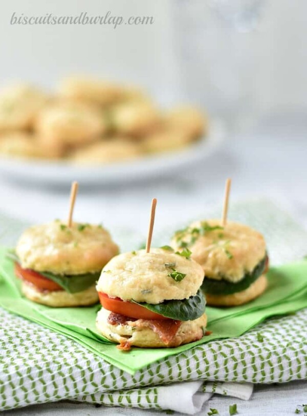 Mini Cheese Biscuits with Herbs