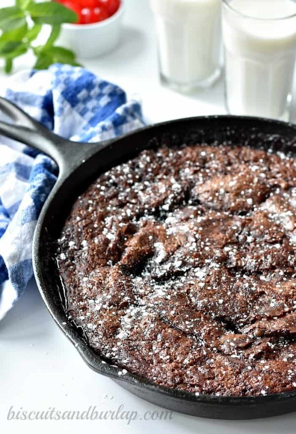 Iron Skillet Hot Fudge Pudding Cake