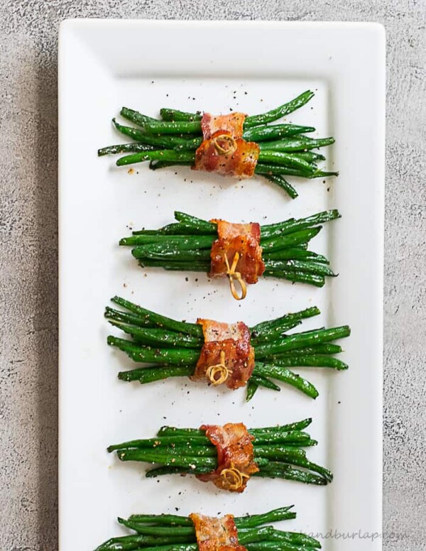 Green Bean Bundles with Bacon
