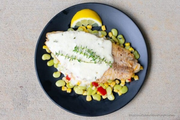 Catfish with Lemon Thyme Sauce