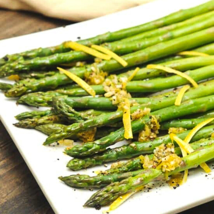 Roasted Asparagus with Lemon and Garlic