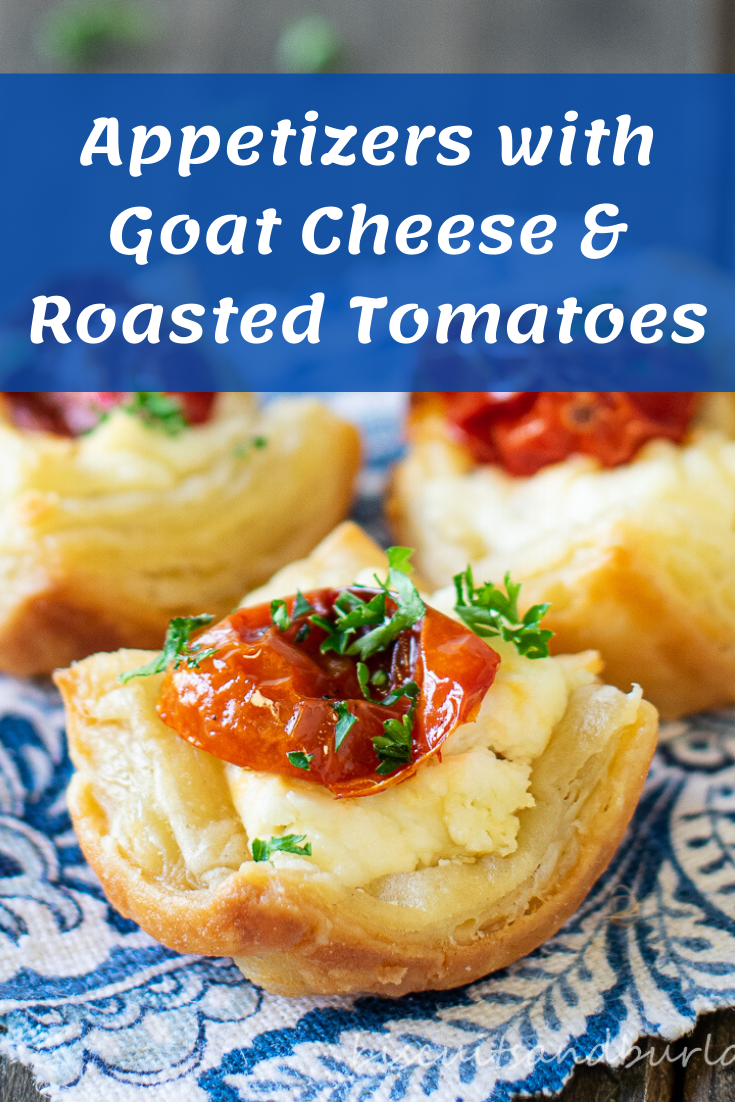 Goat Cheese Appetizers with Roasted Tomatoes (Video)