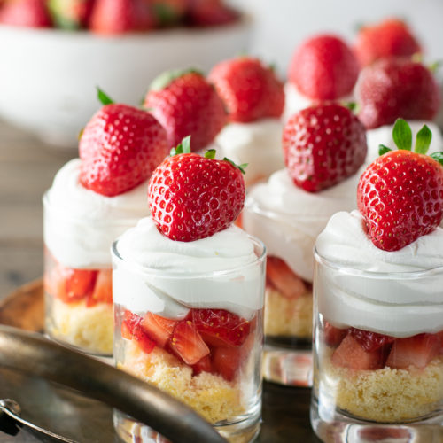 Mini Strawberry Shortcake - Biscuits & Burlap