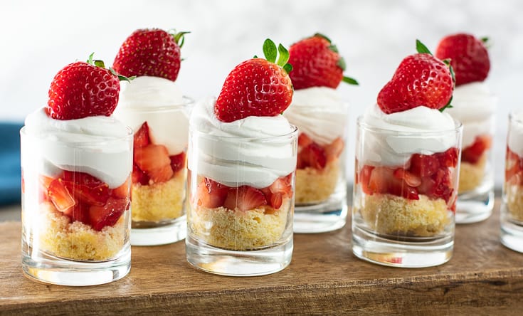 Mini Strawberry Shortcake Cups