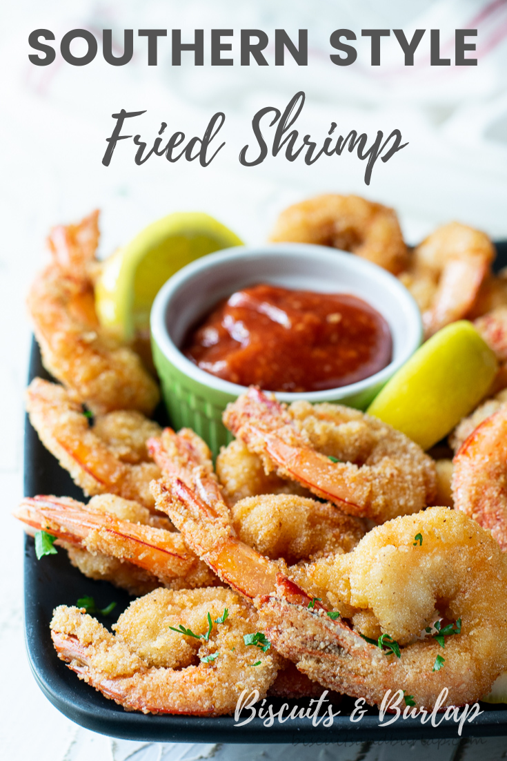 Southern Fried Shrimp Recipe Biscuits And Burlap