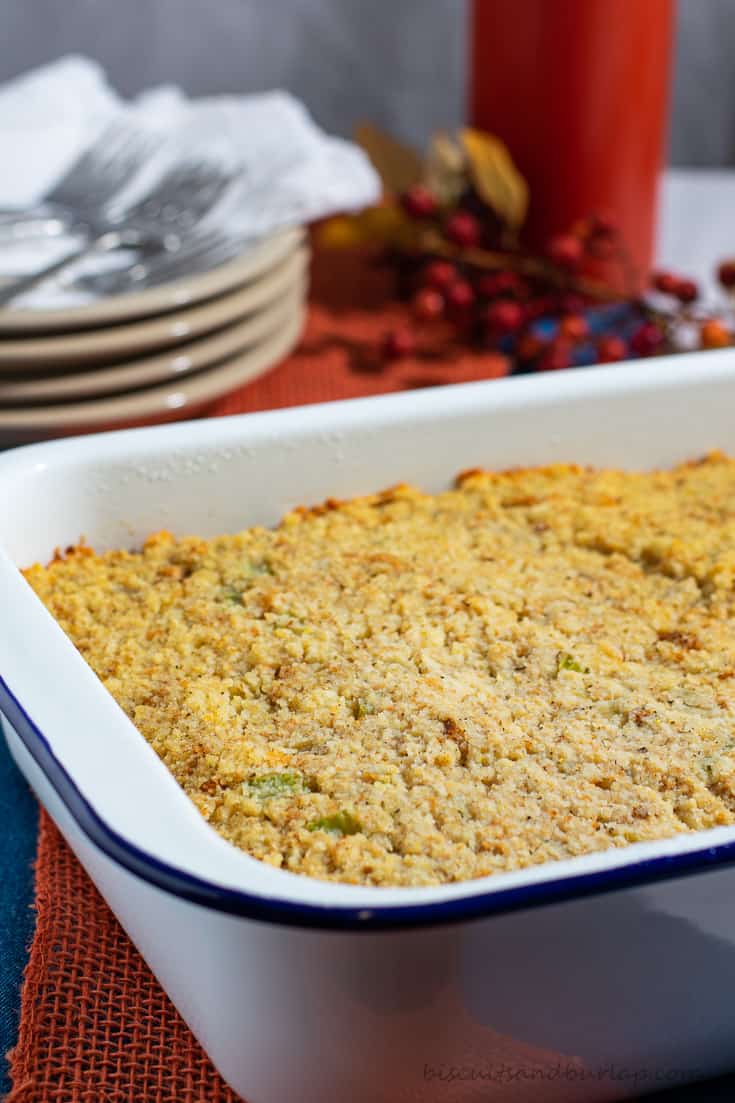 Traditional Cornbread Dressing Southern Style