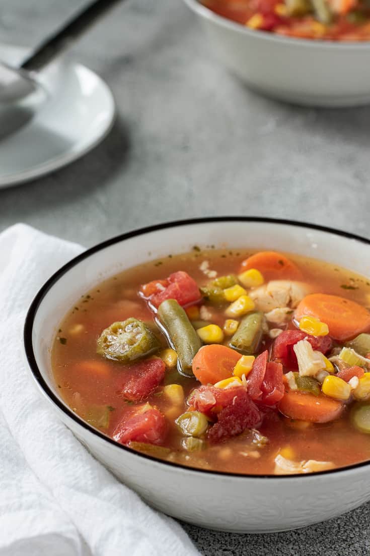 Chicken Vegetable Soup: Southern Style