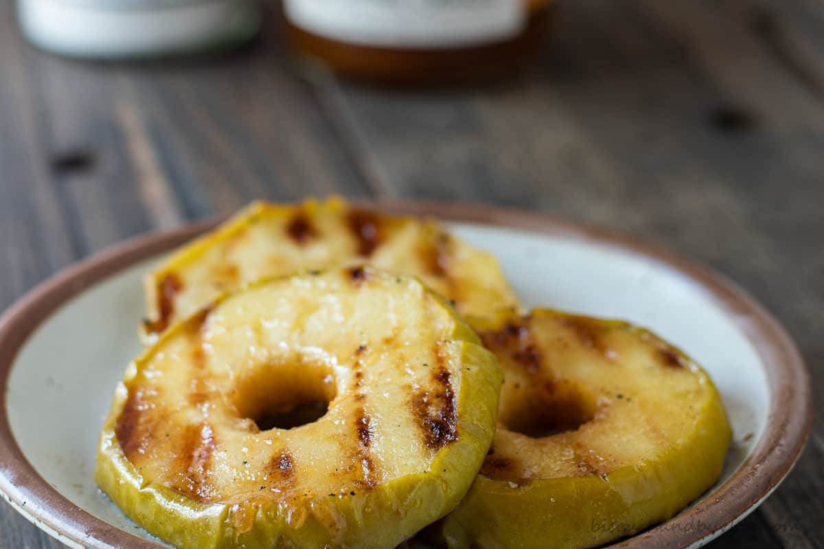 Grilled Apples for Sides or Dessert | Biscuits & Burlap