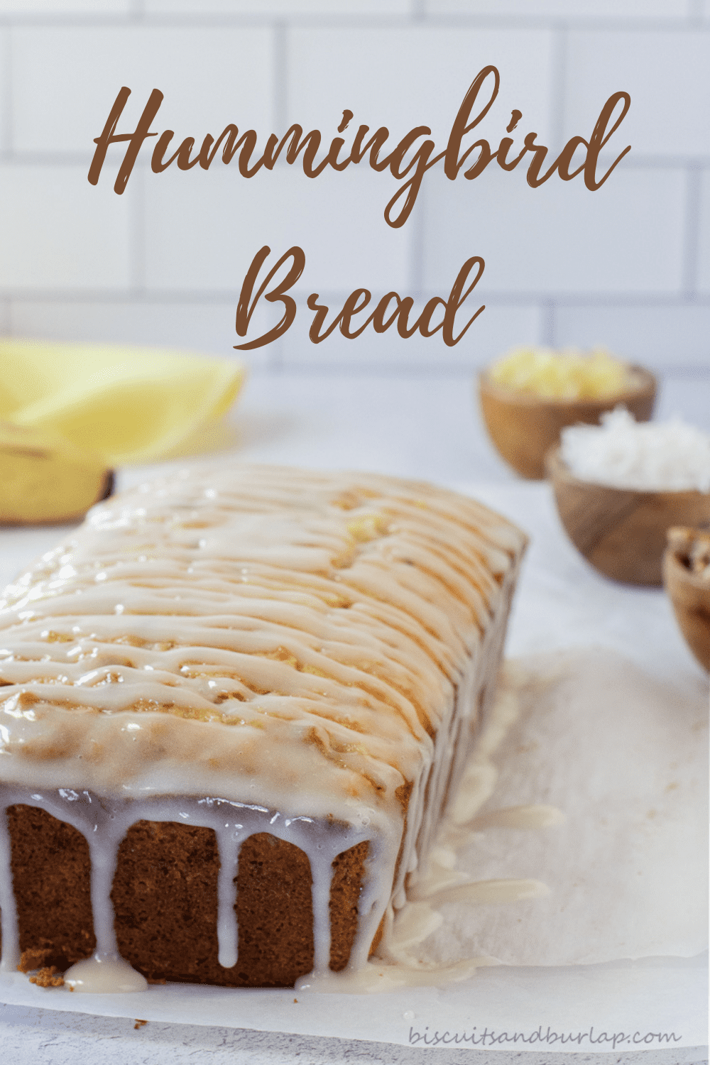 Hummingbird Bread Recipe with Cream Cheese Glaze