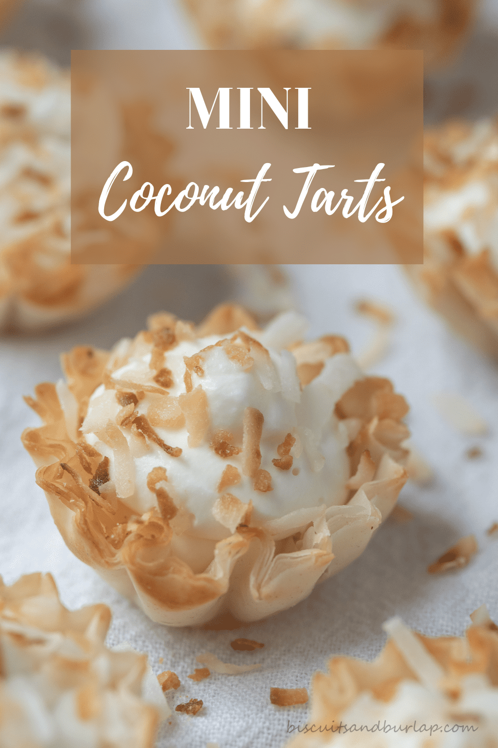 Coconut Tartlets Recipe (Video)