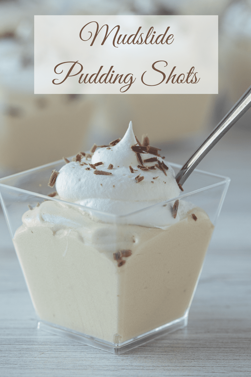 Mudslide Pudding Shots With Baileys And Kahlua Biscuits And Burlap