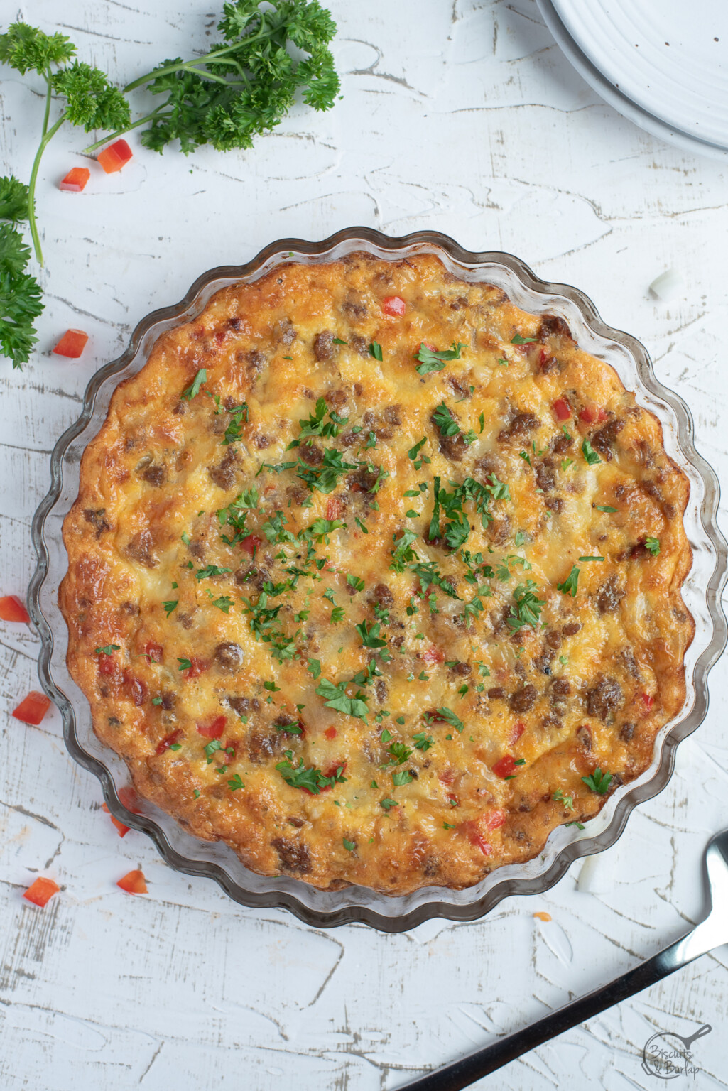 Crustless Breakfast Quiche