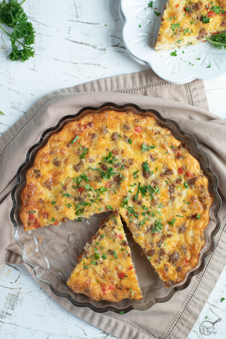 Crustless Breakfast Quiche
