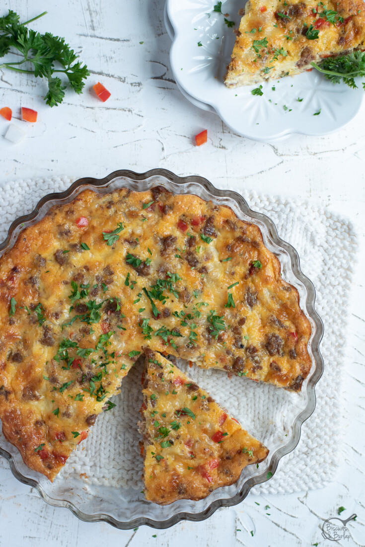 Crustless Breakfast Quiche