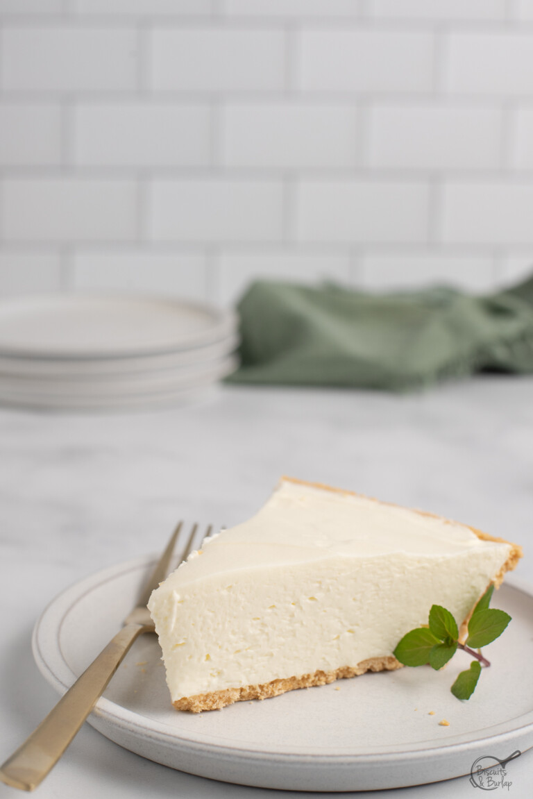 3 Ingredient No Bake Cheesecake