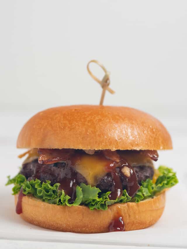Bourbon Bacon Cheeseburger (better than Wendy's)