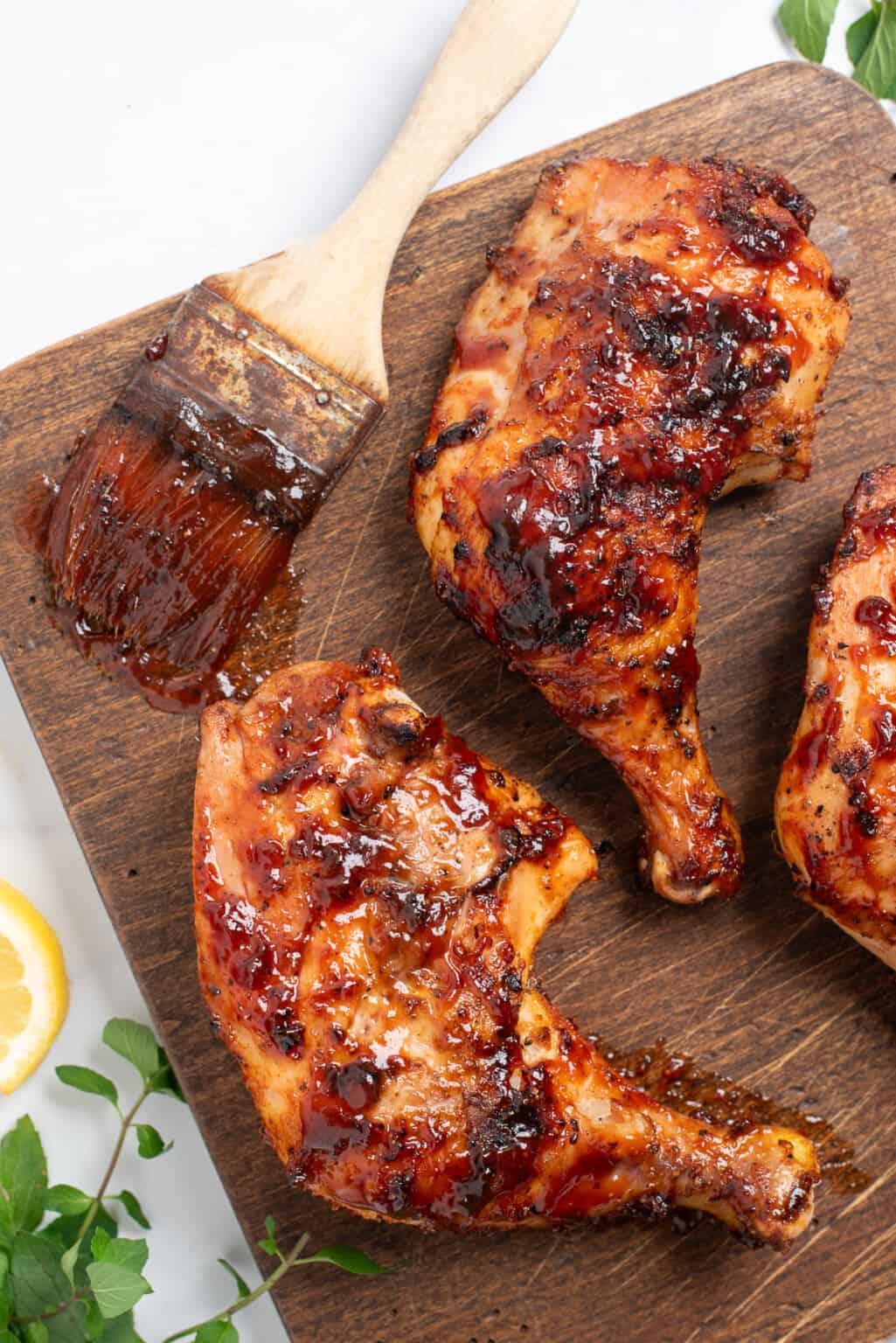Grilled Chicken Leg Quarters